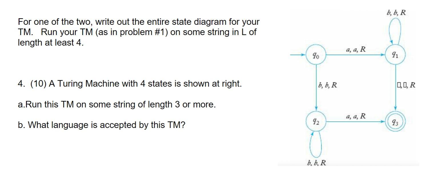 Solved For one of the two, write out the entire state | Chegg.com