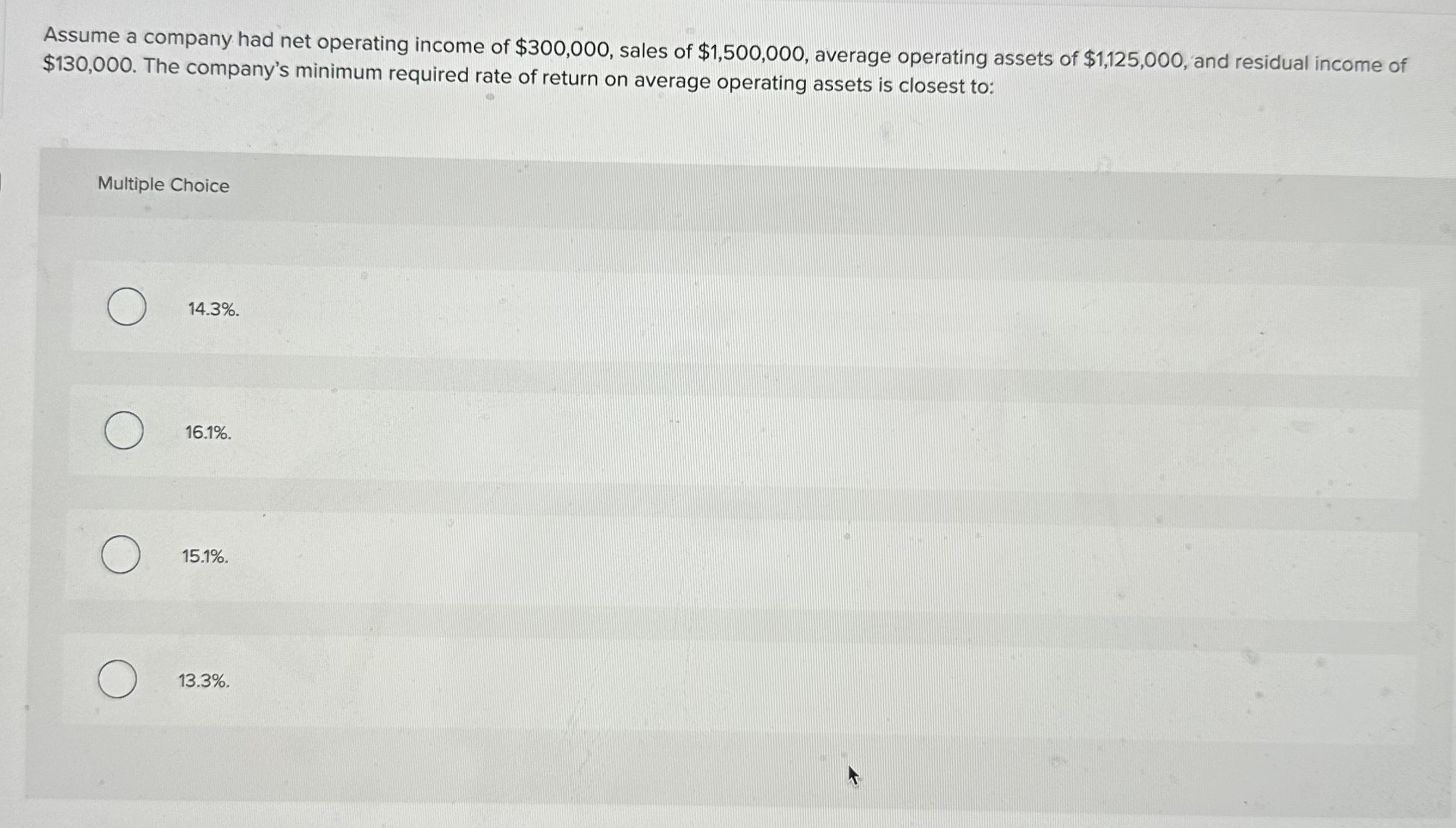 Solved Assume a company had net operating income of | Chegg.com