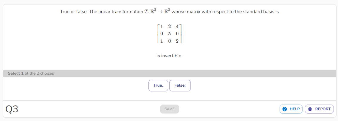 Solved Linear Algebra I need the answer as soon as possible. | Chegg.com