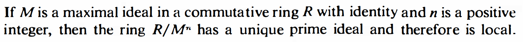 Solved If M is a maximal ideal in a commutative ring R with | Chegg.com