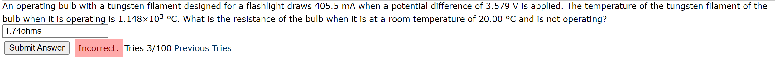 Solved THE ANSWER IS WRONG ABOVE! PLEASE GIVE CORRECT ANSWER | Chegg.com