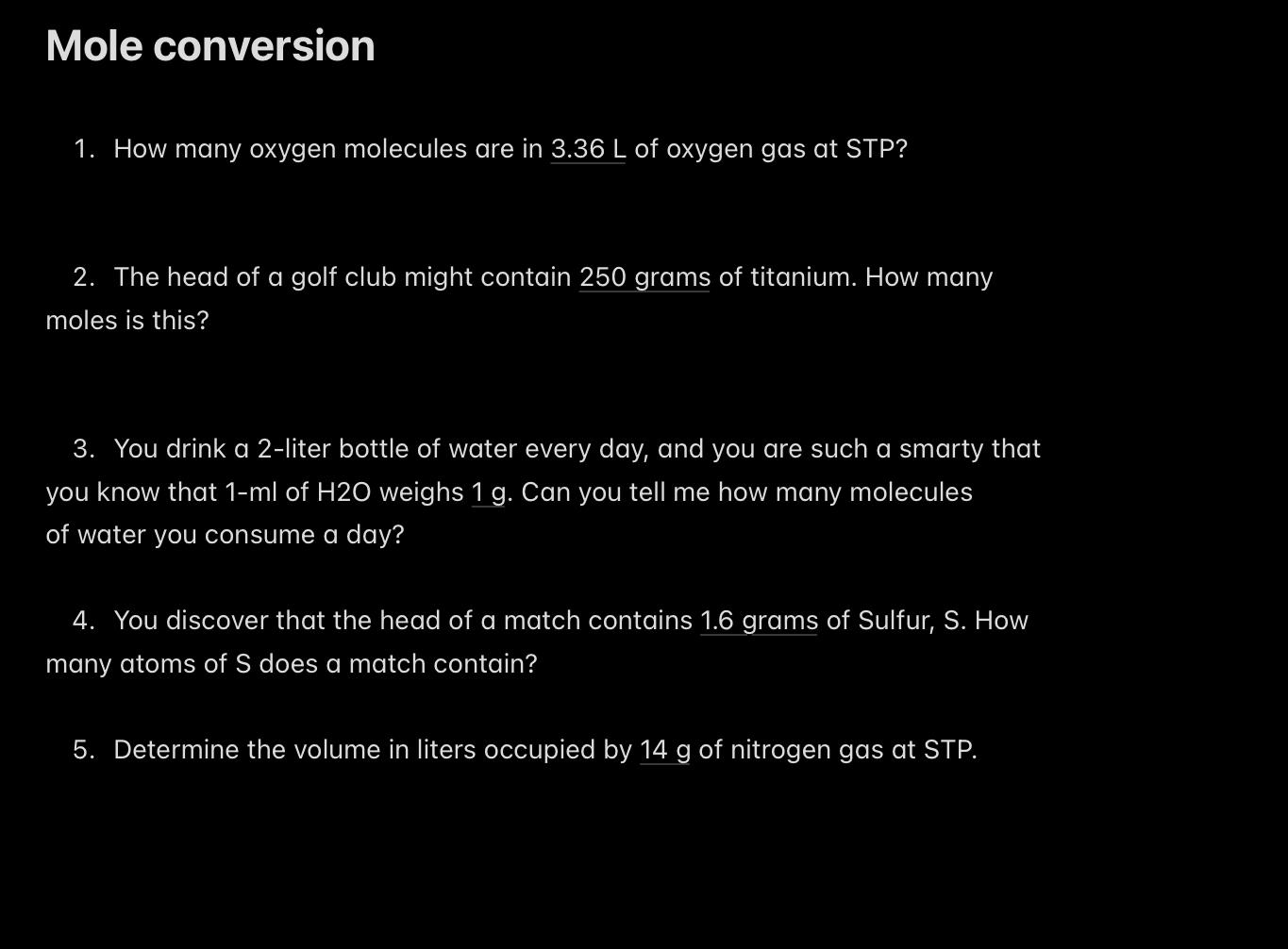 Solved 1. How many oxygen molecules are in 3.36 L of oxygen | Chegg.com