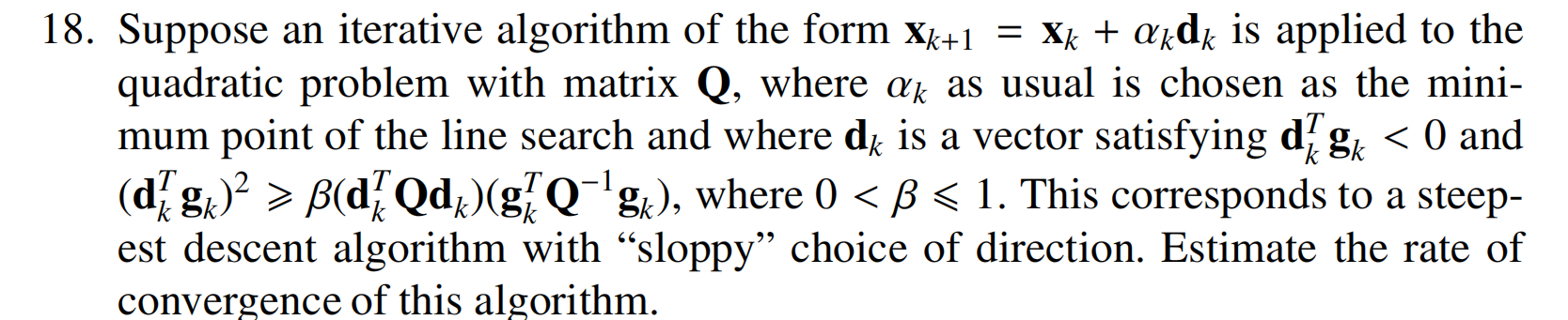18. Suppose an iterative algorithm of the form X+1 | Chegg.com