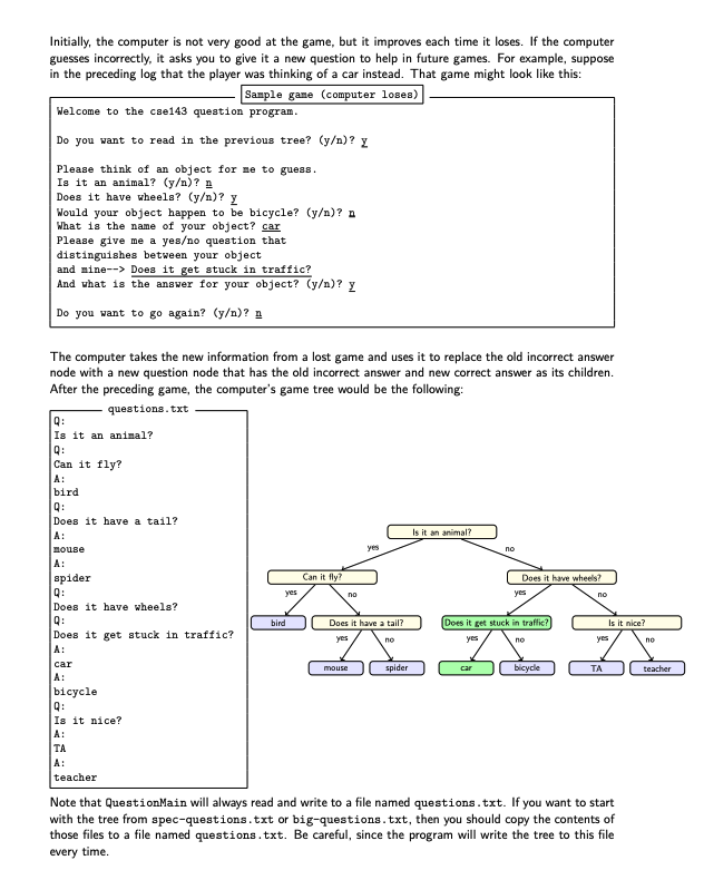 Solved quality Overview: The Game of 20 Questions Twenty | Chegg.com