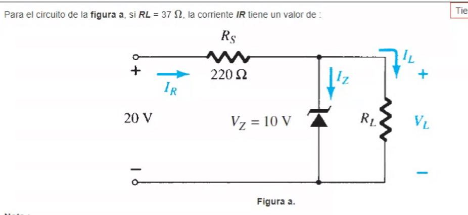 Solved Para el circuito de la figura a, ﻿si RL=37Ω, ﻿la | Chegg.com