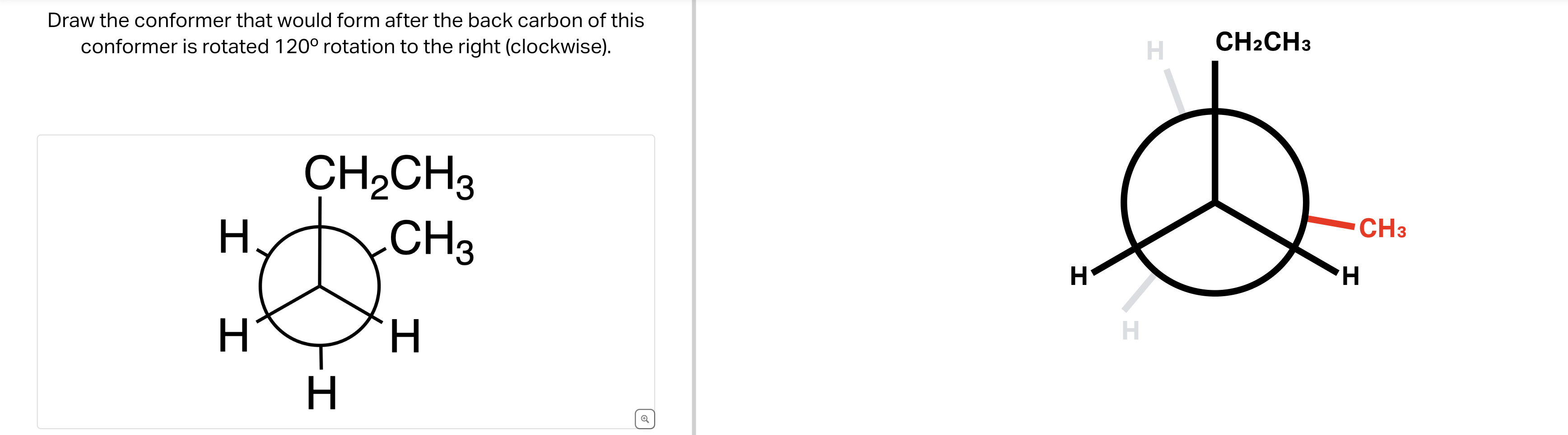 Solved Starting from the wedge-and-dash structure below | Chegg.com