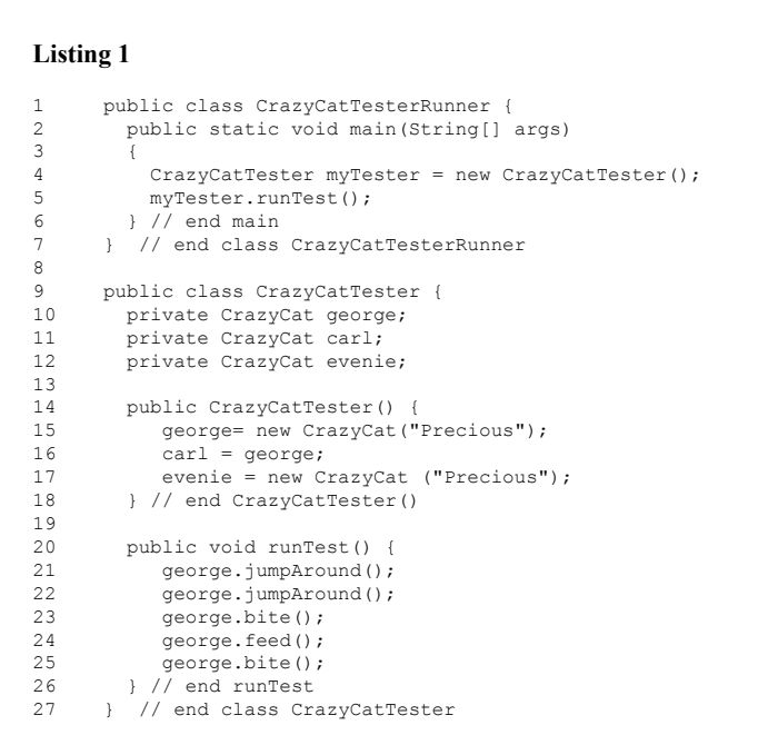Solved Can the method becomeHungry() be invoked by a | Chegg.com