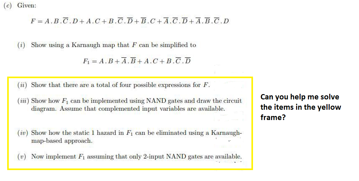 Solved (c) Given: | Chegg.com