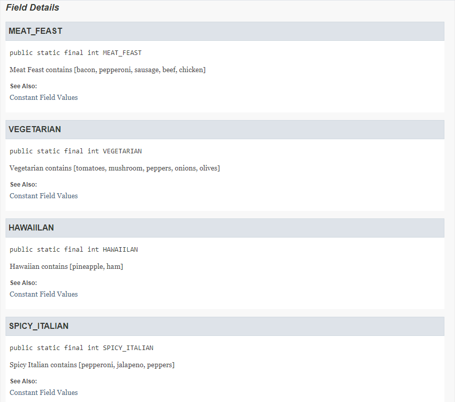 Solved Hello, please assist in creating the MenuItem | Chegg.com