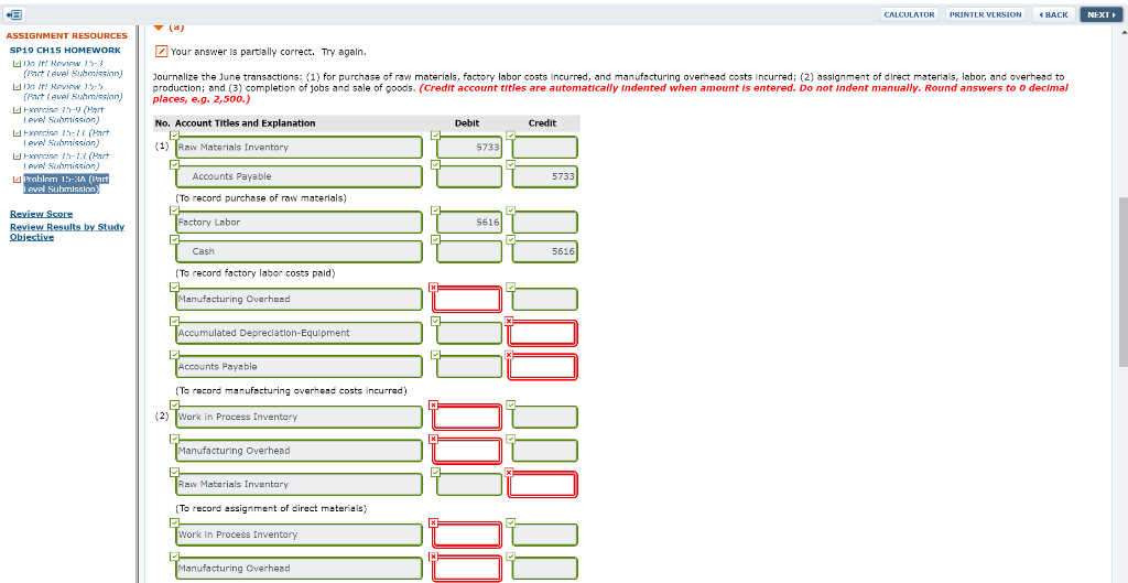 Solved L CALCULATOR PRINTER VERSION RACK Problem 15-3A (Part | Chegg.com