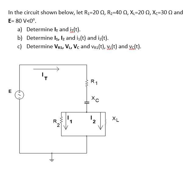 Solved In the circuit shown below, let R1=2022, R2=40 , | Chegg.com