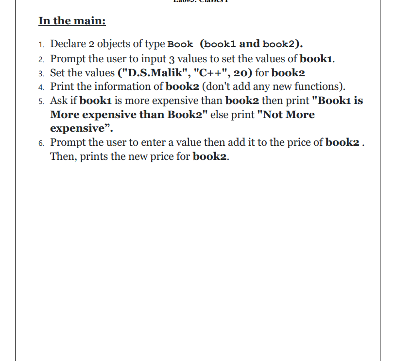 Solved 3. Assignment Write a program that defines a class | Chegg.com