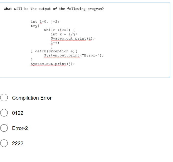 Solved What will be the output of the following program? int | Chegg.com