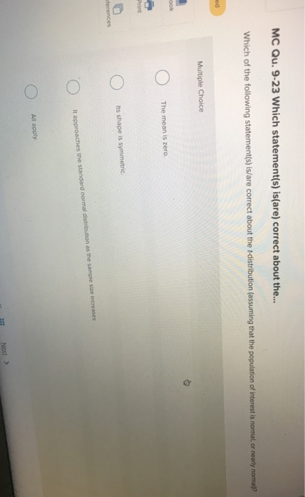 Solved MC Qu. 9-23 Which statement(s) is(are) correct about | Chegg.com Solved MC Qu. 9-23 Which statement(s) is(are) correct about | Chegg.com