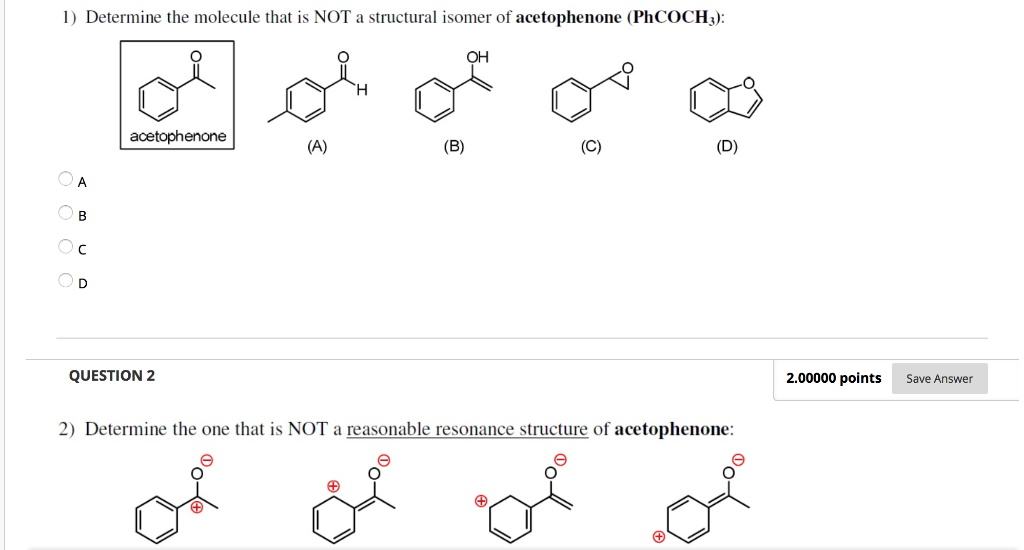 Solved 1) Determine the molecule that is NOT a structural | Chegg.com