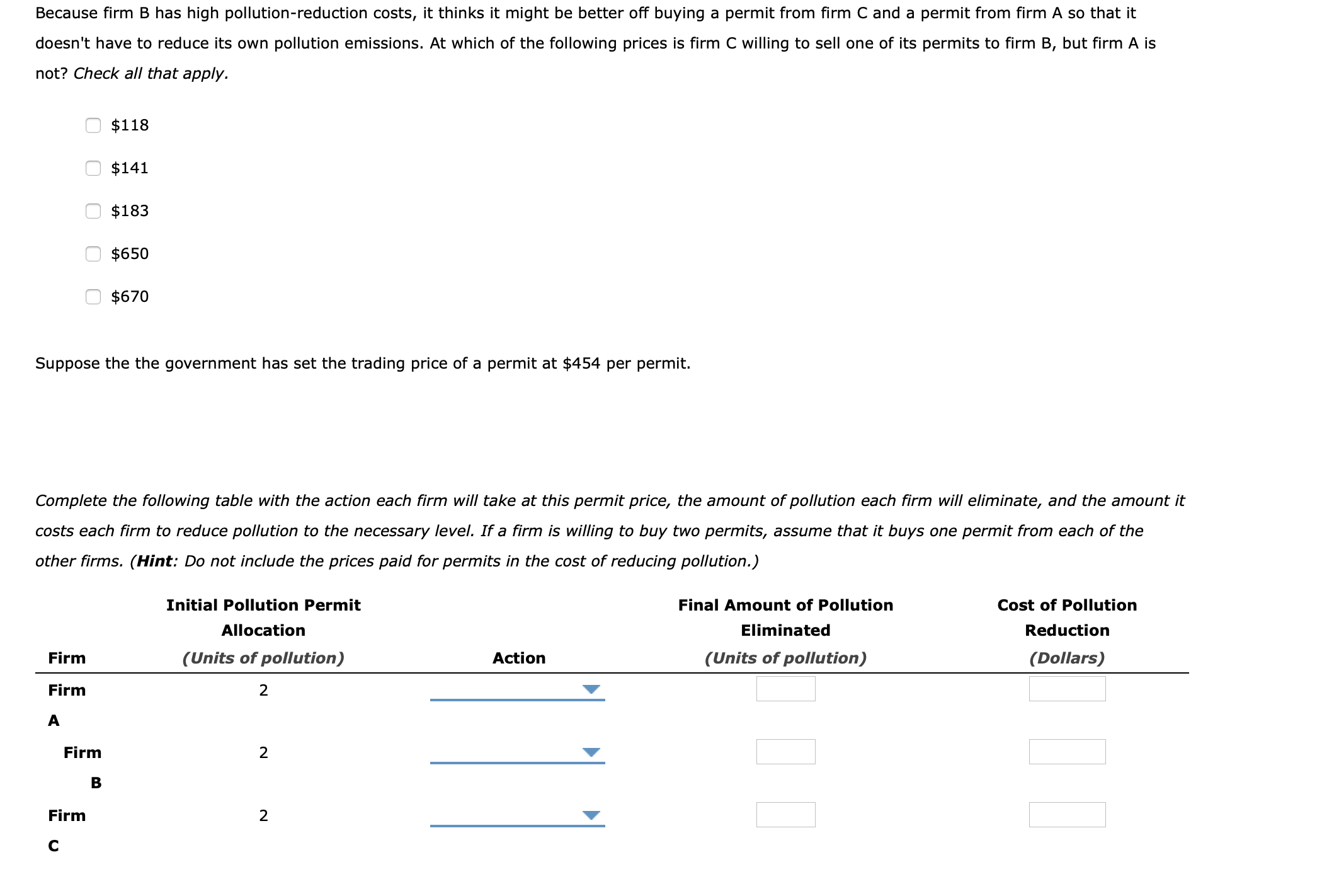 Solved 5. Correcting for negative externalities - Regulation | Chegg.com