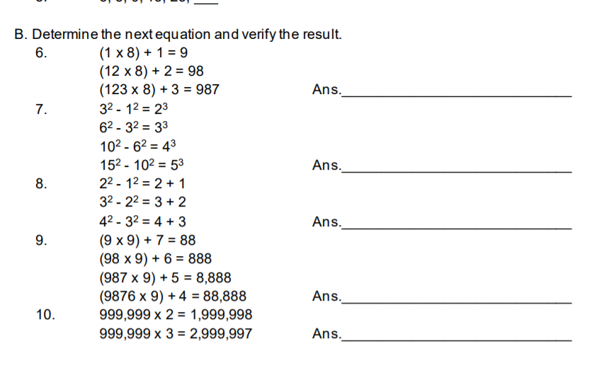 Solved Topic: Inductive Reasoning A. Find the next term or | Chegg.com