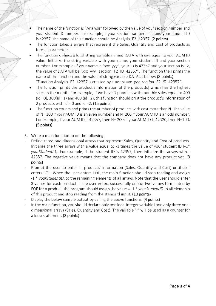 Solved Problem Write a C program to keep records and perform | Chegg.com