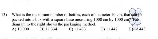 Solved The method of packing used is hexagonal packing, | Chegg.com