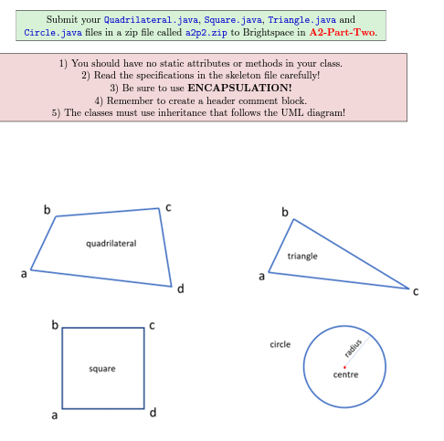Solved 2 Shapes [10 marks] In this problem, you are provided | Chegg.com