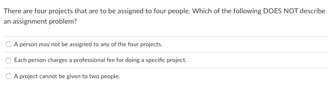 Solved Given that the opportunity cost matrix is as shown | Chegg.com