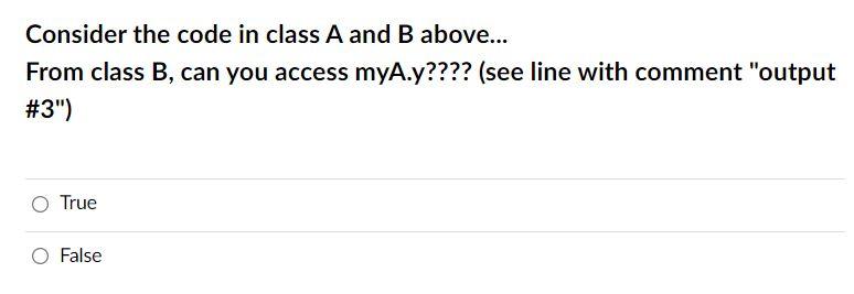 Solved Consider These Two Java Classes They Are In Separate 3906
