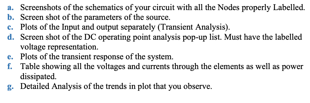 Solved ANALYSE THE CIRCUIT BELOW USING LTSPICE SOFTWARE!! | Chegg.com
