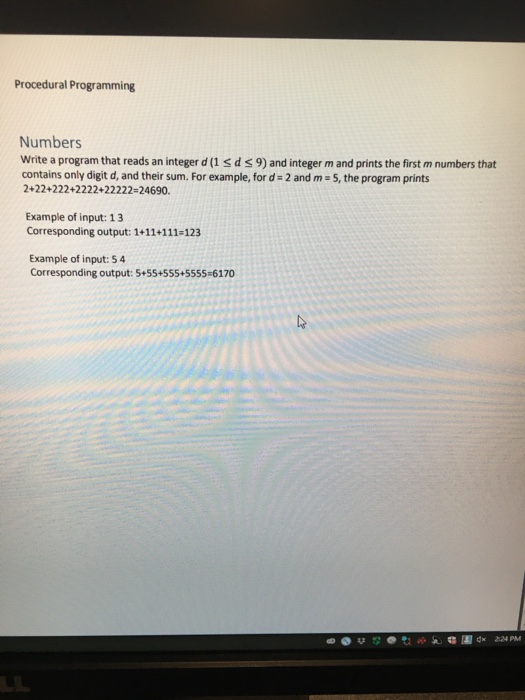 Solved Procedural Programming Numbers Write A Program That 7078