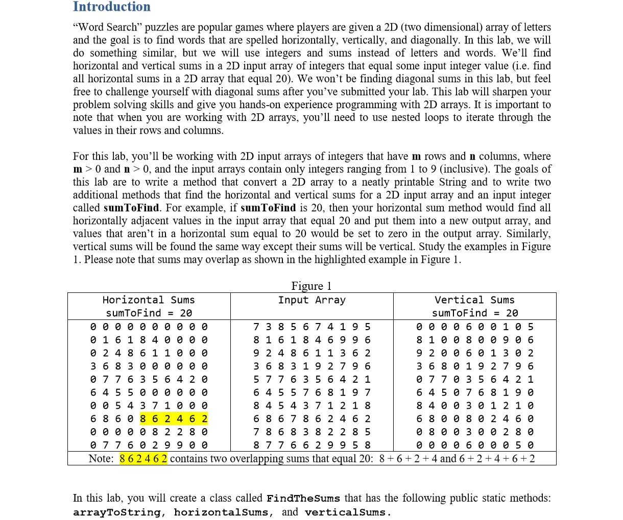 Solved Introduction “Word Search” puzzles are popular games | Chegg.com
