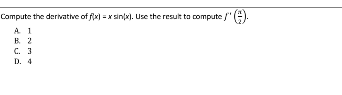 Solved Compute the derivative of f(x)=xsin(x). Use the | Chegg.com