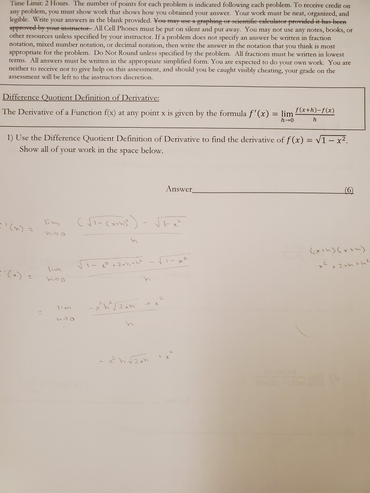 Solved Time Limit: 2 Hours. The number of points for each | Chegg.com