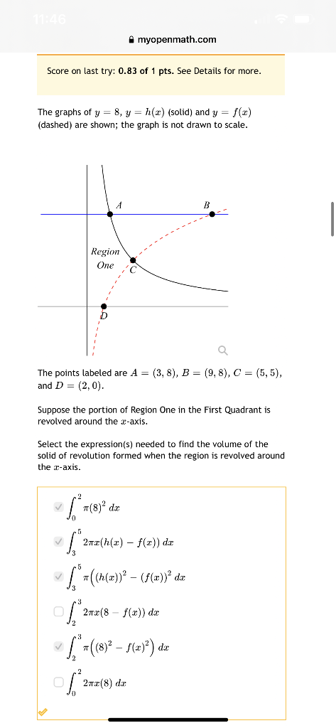 Solved The graphs of y=f(x) (solid) and y=g(x) (dashed) are | Chegg.com