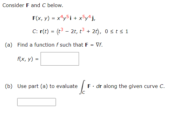 Solved Consider F and C below. | Chegg.com
