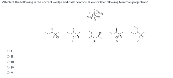 Solved Which of the following is the correct wedge and dash | Chegg.com