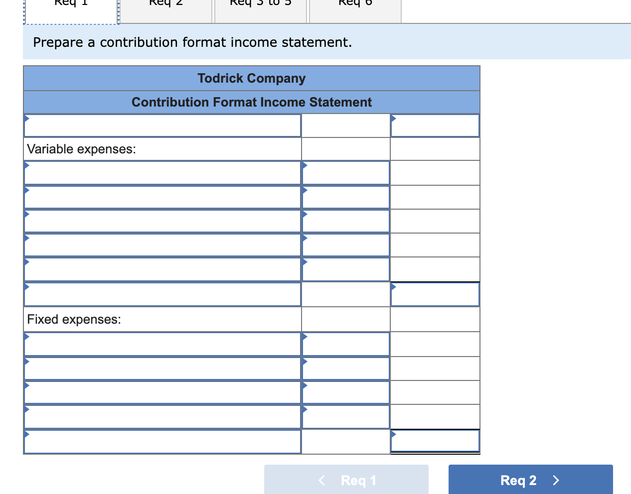 Solved Prepare a contribution format income statement. | Chegg.com