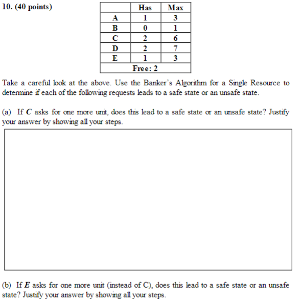 Solved 10. (40 points) Take a careful look at the above. Use | Chegg.com