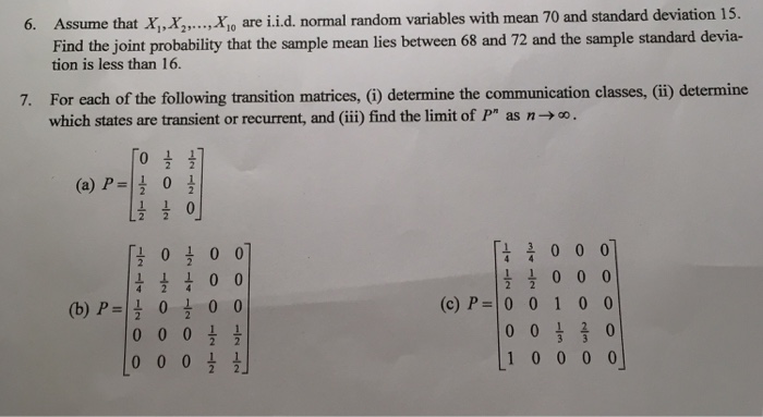 Statistics And Probability Archive | March 19, 2017 | Chegg.com