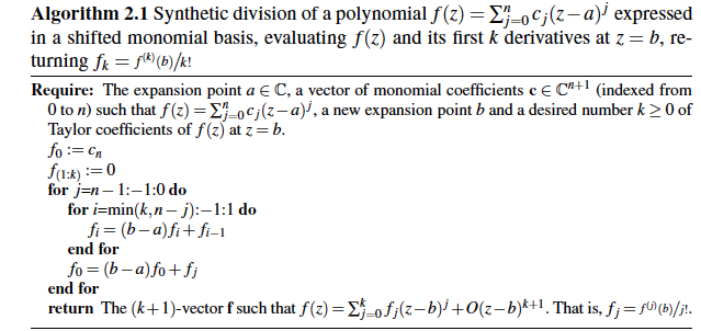 2.11. Show that Horner's method recursively applied | Chegg.com
