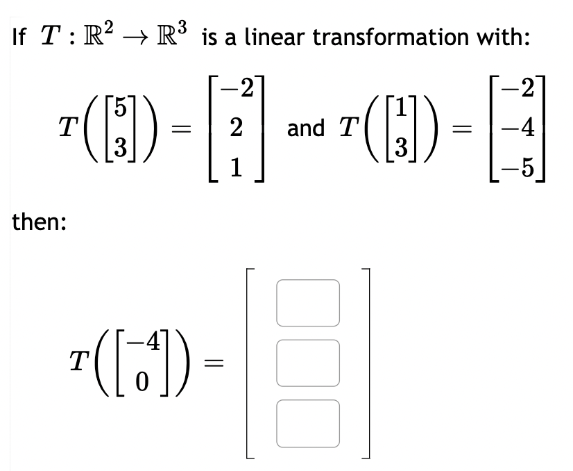 Solved Previous If \\( T: \\mathbb{R}^{2} \\rightarrow | Chegg.com
