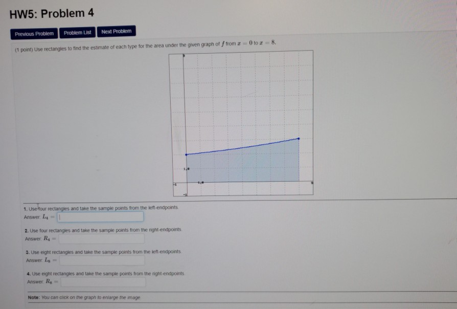 HW5: Problem 4 Previous Problem Problem List Next | Chegg.com
