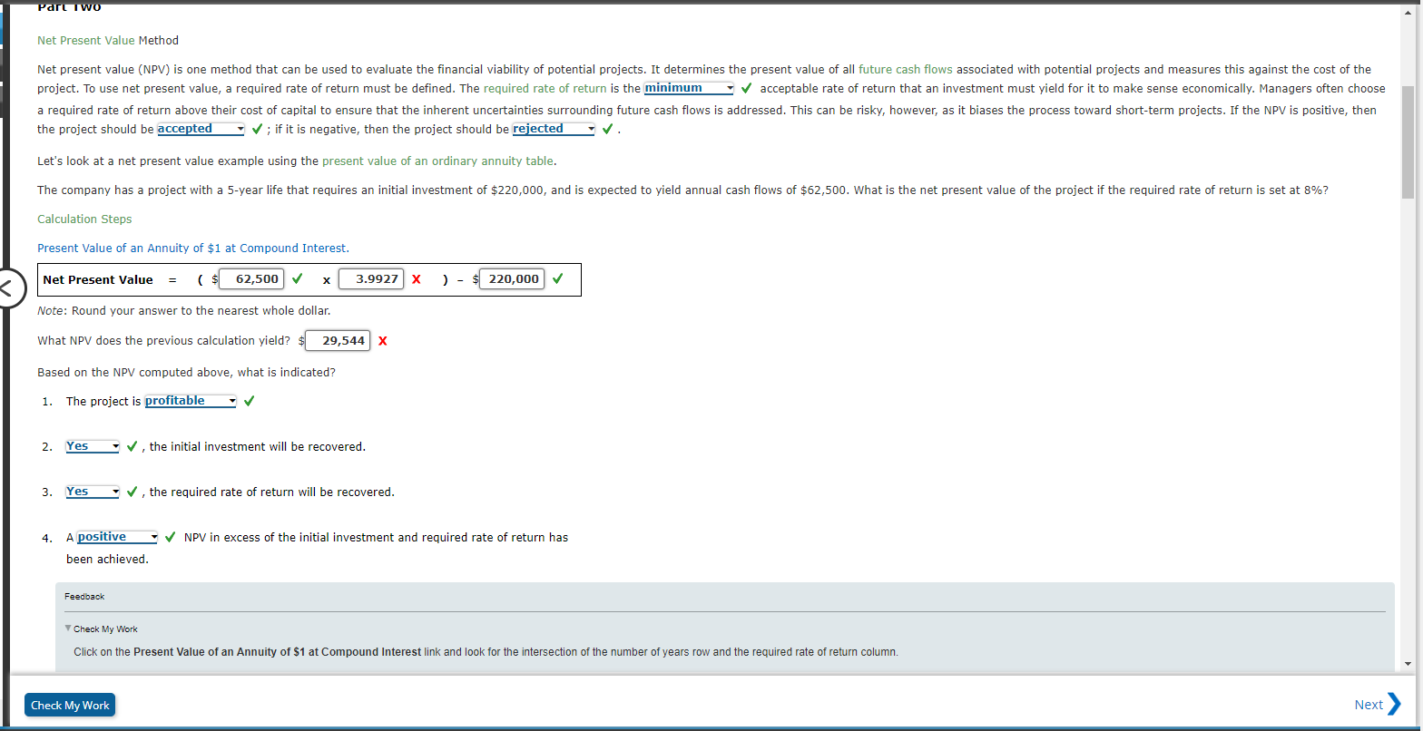 Solved Net Present Value Methodproject. To use net present | Chegg.com