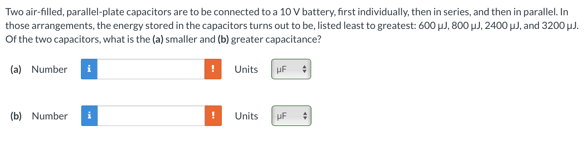 [Solved]: Two air-filled, parallel-plate capacitors are to