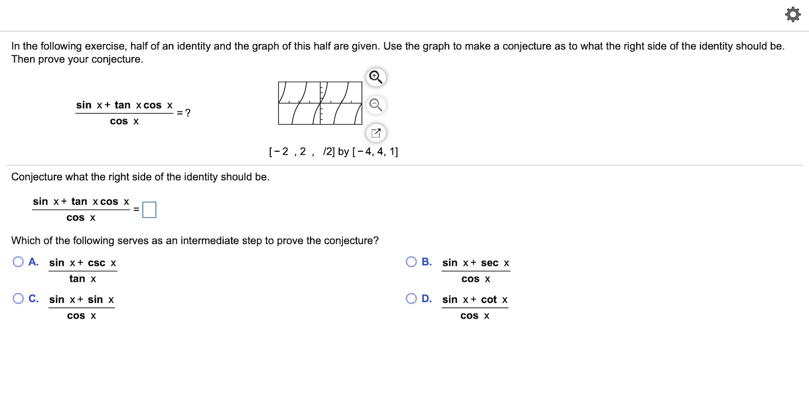 Solved In the following exercise, half of an identity and | Chegg.com