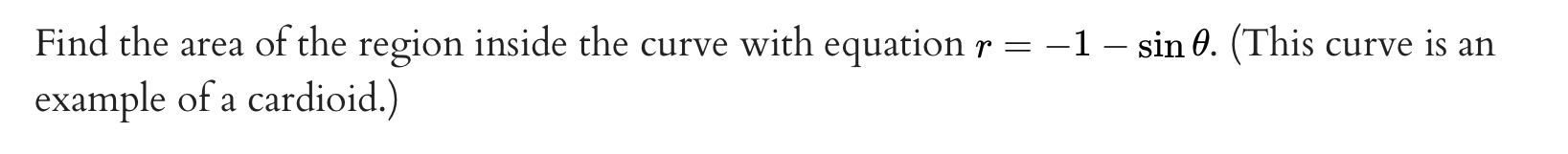 Solved Find the area of the region inside the curve with | Chegg.com