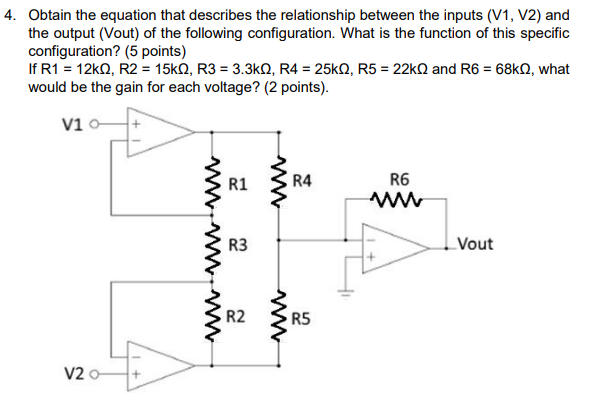 Solved Obtain the equation that describes the relationship | Chegg.com