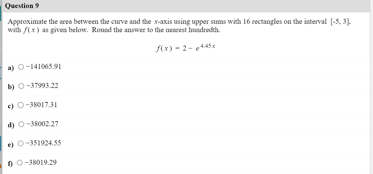 Solved Approximate the area between the curve and the x-axis | Chegg.com