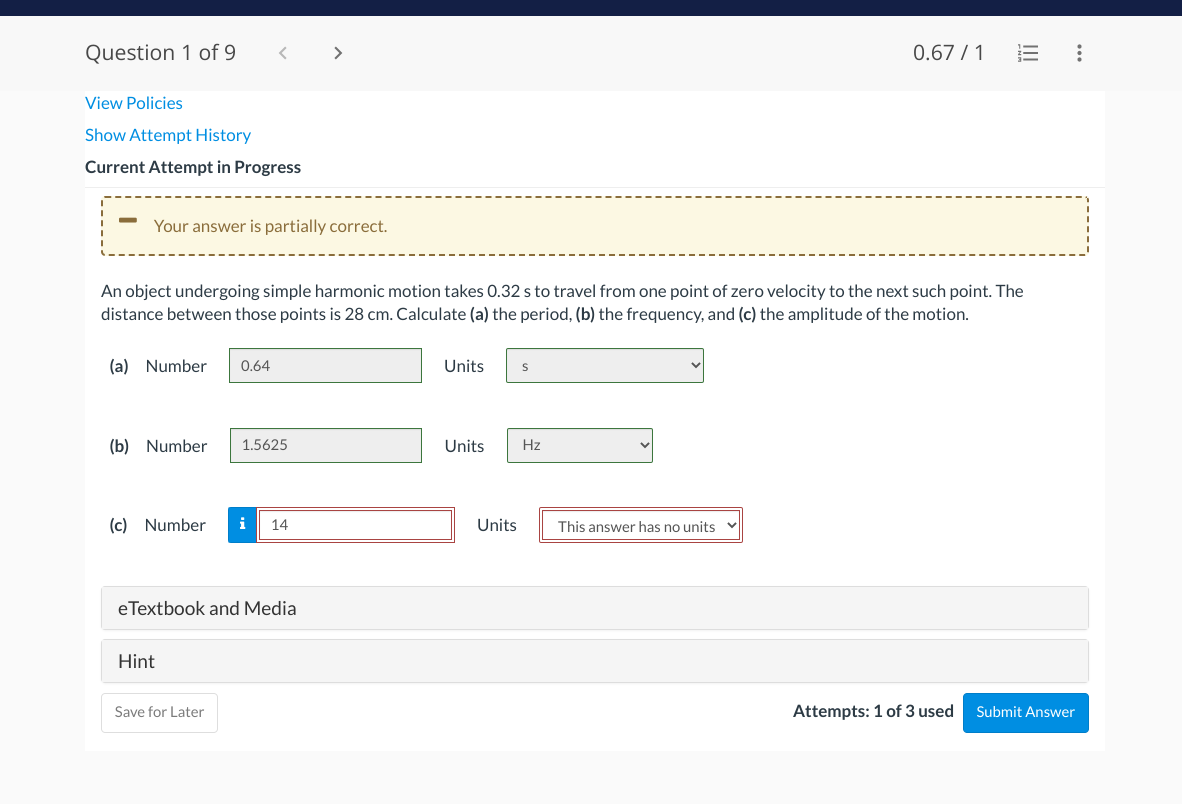 Solved Show Attempt History Current Attempt in Progress Your | Chegg.com