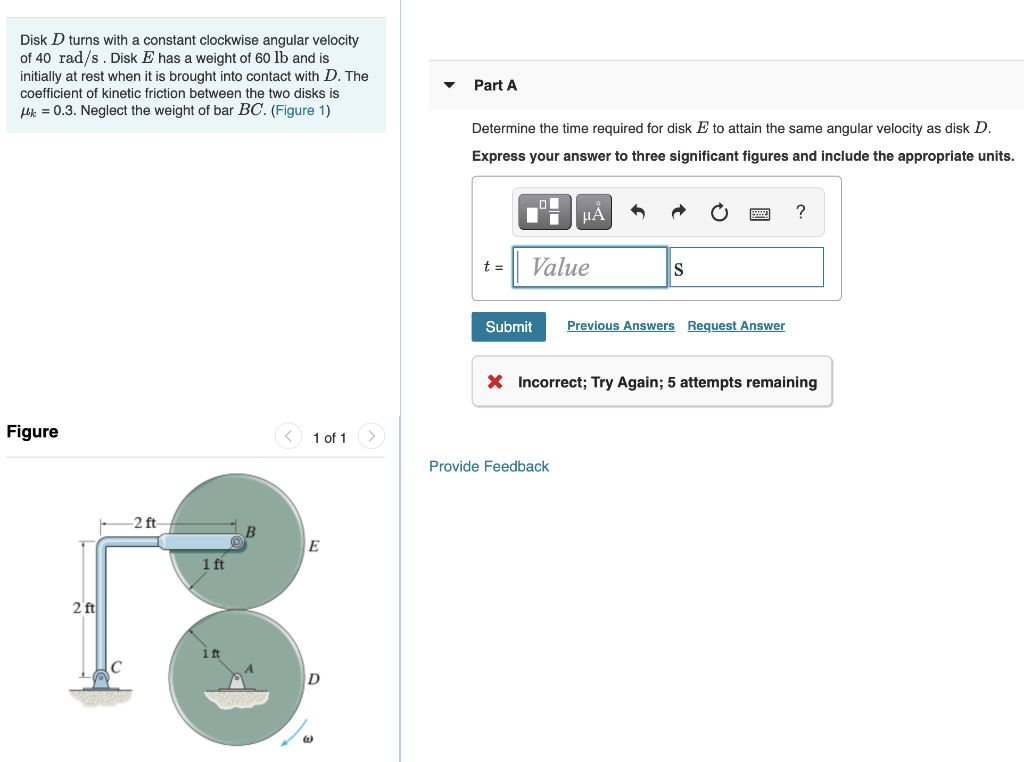 Solved Disk D turns with a constant clockwise angular | Chegg.com