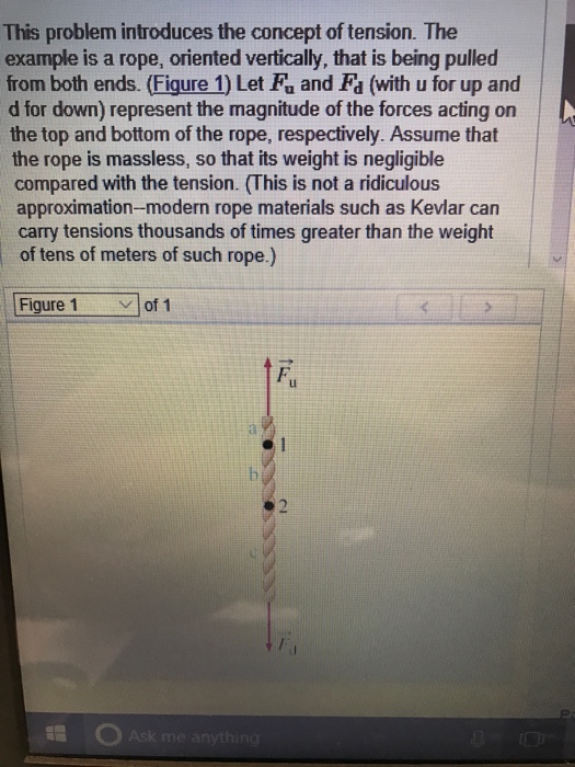 This problem introduces the concept of tension. The | Chegg.com