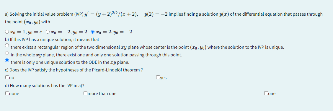 Solved Solving the initial value problem (IVP) | Chegg.com
